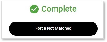 How do I force match VOI results?