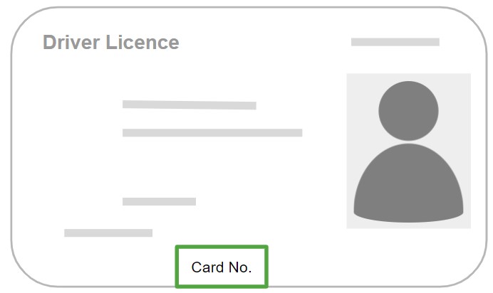How to find your Drivers License card number
