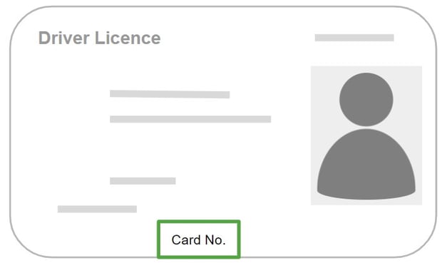 How to find your Drivers License card number